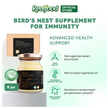 Jual Realfood Trial Royal Wellness Minuman Sarang Burung Walet + Immune ...
