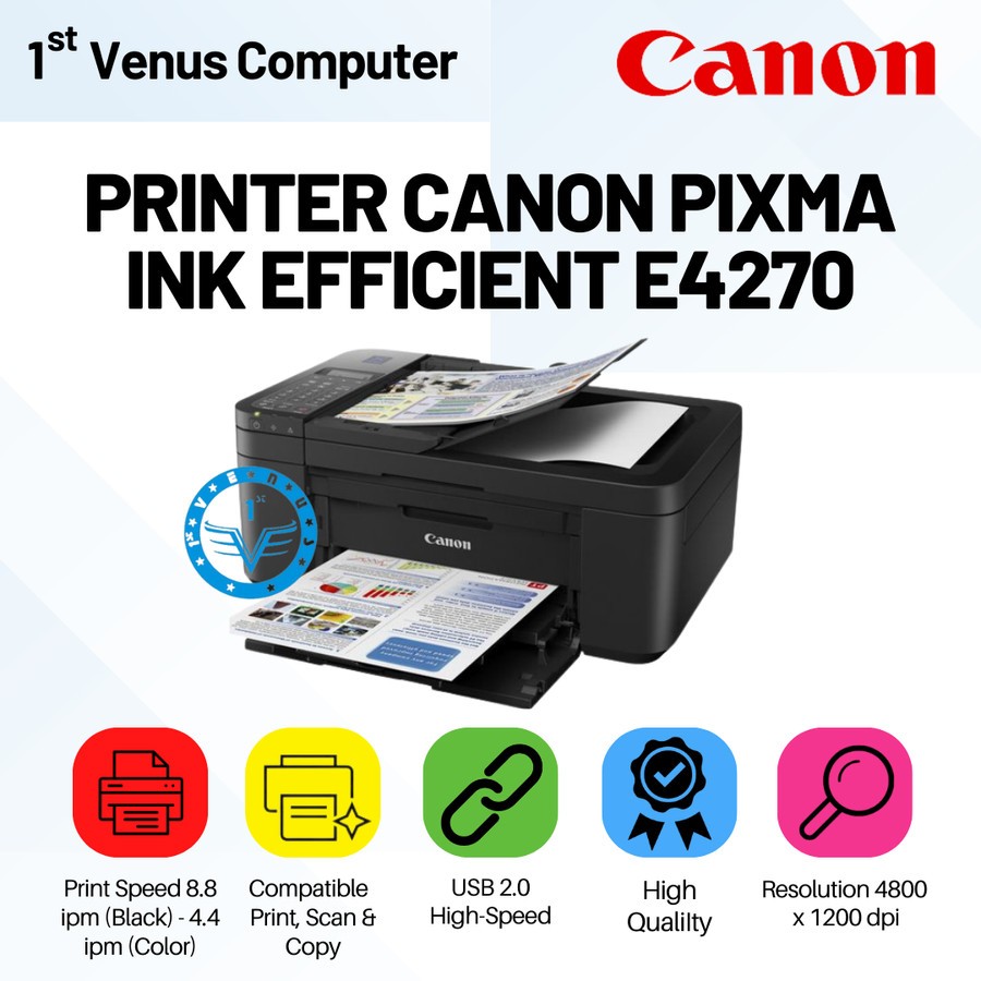 Jual Printer Canon PIXMA Ink Efficient E4270 / PRI32-CAN | Shopee Indonesia