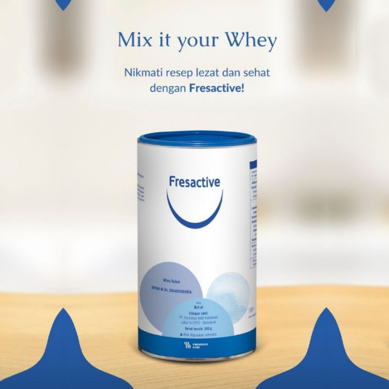 Jual FRESACTIVE WHEY PROTEIN BUBUK - SUSU KAYA AKAN PROTEIN UNTUK ...