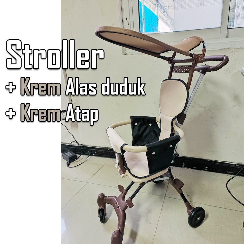 Jual FLYBB Magic Stroller Baby 2 Way Travel Lightweight Foldable New ...