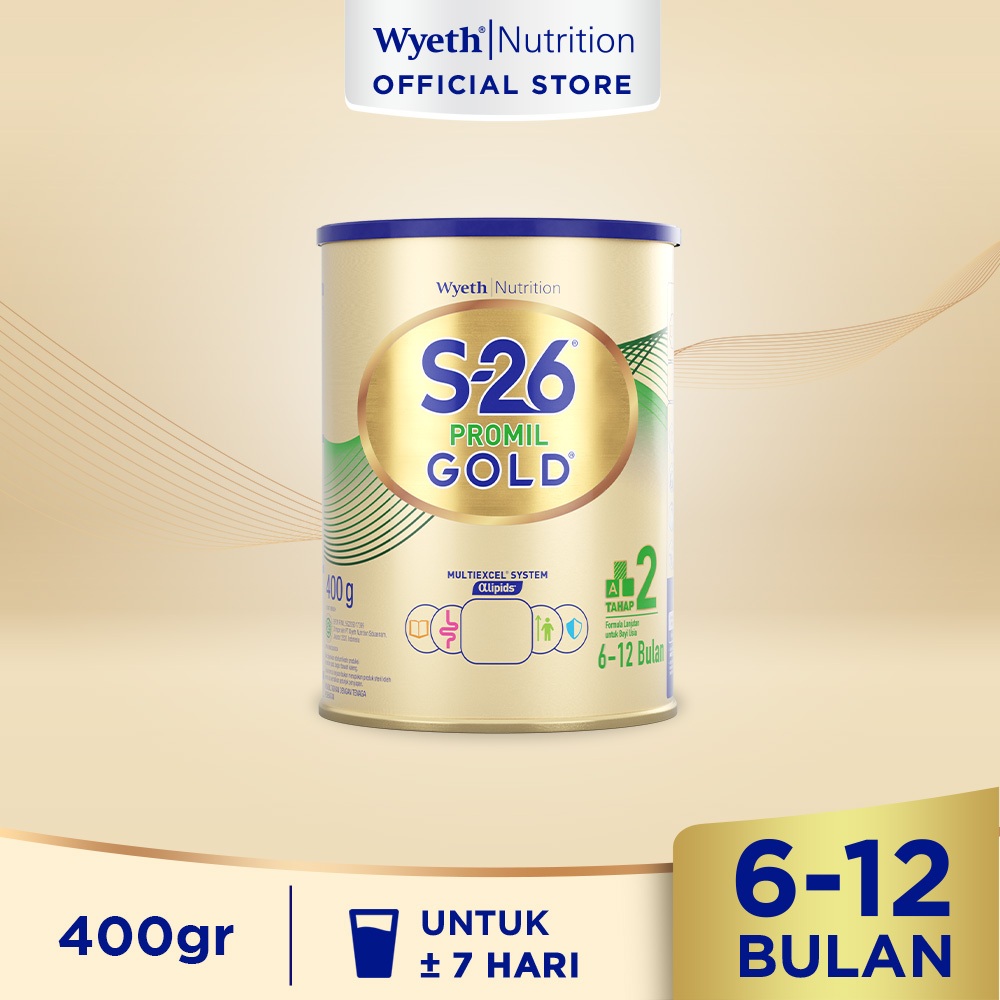 Jual S-26 Promil GOLD Tahap 2 Susu Formula Lanjutan Usia 6-12 Bulan ...