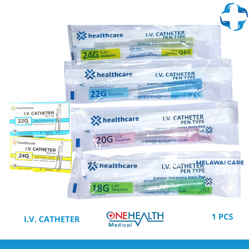Jual Jarum Catheter Onehealth Kateter Intravena jenis Pen iv Chateter ...