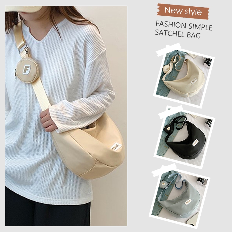 Jual 【READY COD!】Tas Bahu Nilon Tahan Air Tas Kanvas Berkapasitas Besar ...