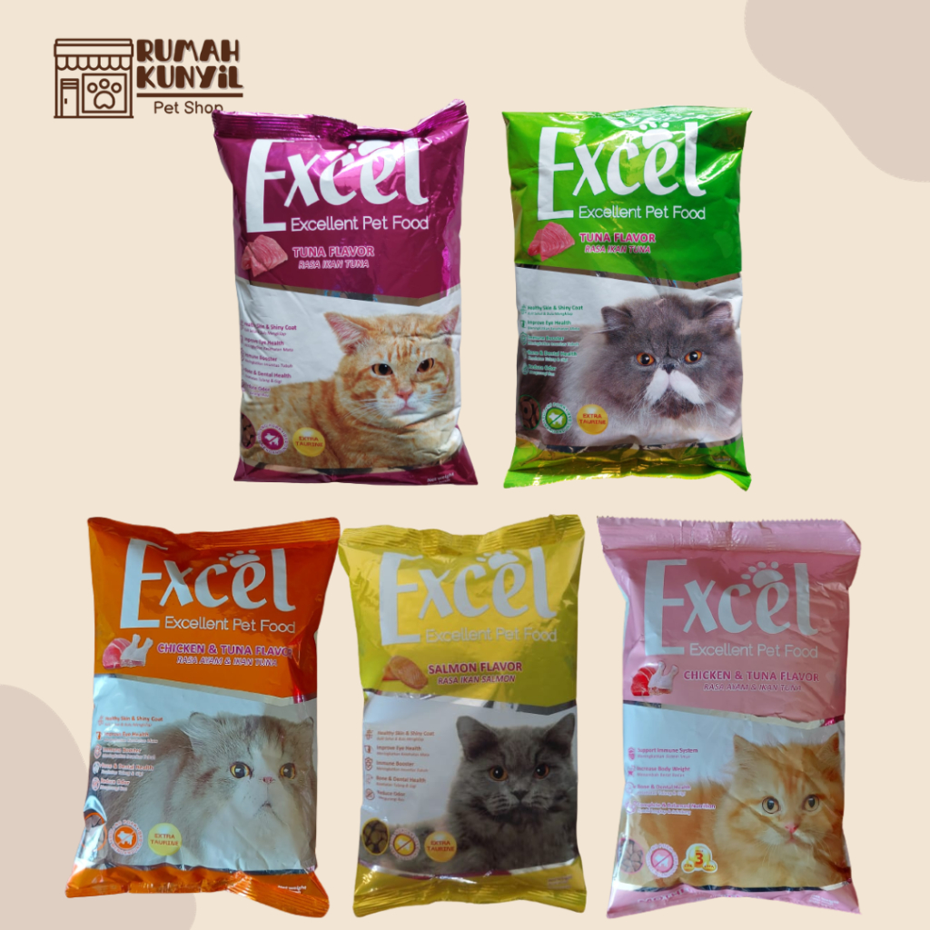 Jual EXCEL CAT FOOD Kemasan Fresh Pack 500 gram | Shopee Indonesia