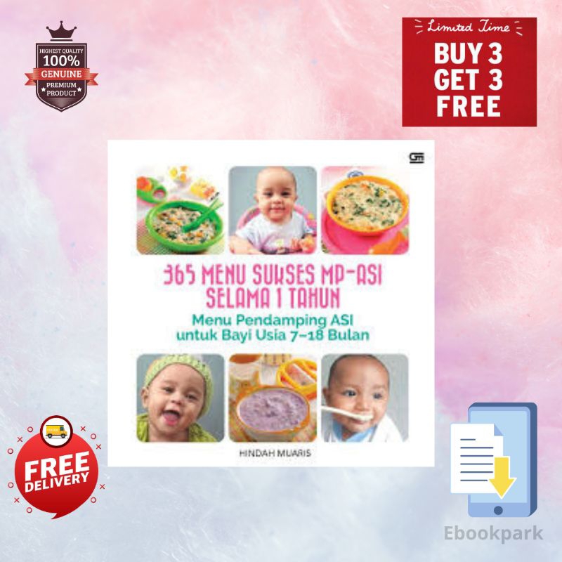 Jual 365 Menu Sukses Mp-Asi Selama 1 Tahun, Menu Pendamping Asi Untuk ...