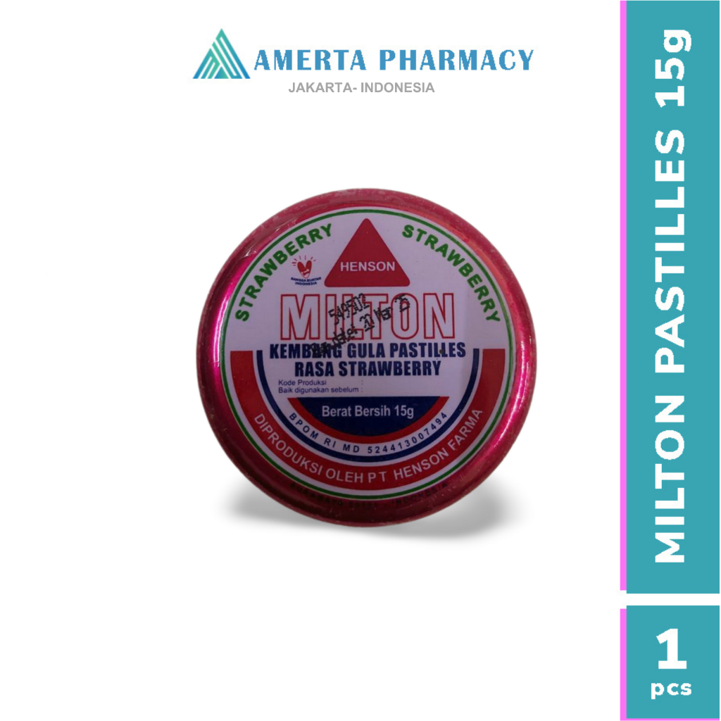 Jual Milton Pastilles Candy 15gr Permen Kaleng Rasa Strawberry | Shopee ...