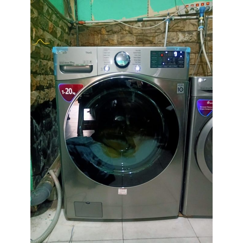 Jual MESIN CUCI BUKAAN DEPAN MERK LG KAPASITAS 20 KG , FRONT LOADING ...