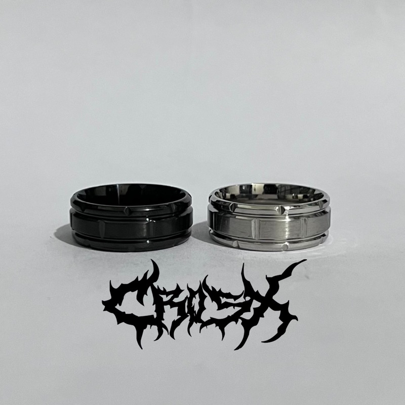 Jual TIRE RING / CINCIN POLA ZUMA UKIR / CINCIN HITAM SILVER / COUPLE ...
