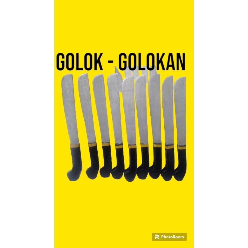 Jual golok kayu mainan golok silat golok adat betawi miniatur golok ...