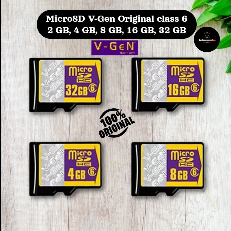 Jual V-Gen microSD memory card 1GB, 2GB, 4GB, 8GB, 16GB - Micro Sd ...