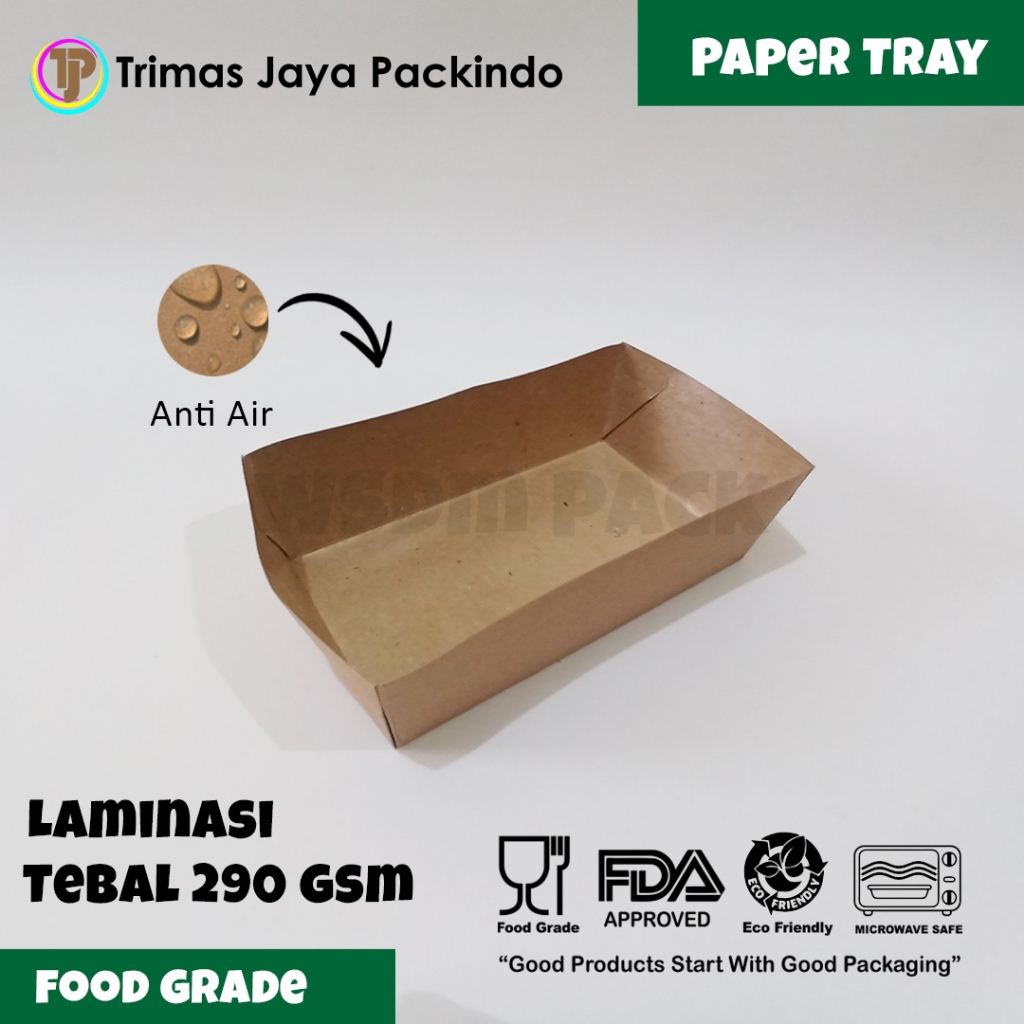 Jual Paper Tray Forming / Tray kertas / Food Paper Tray / Piring Kertas ...