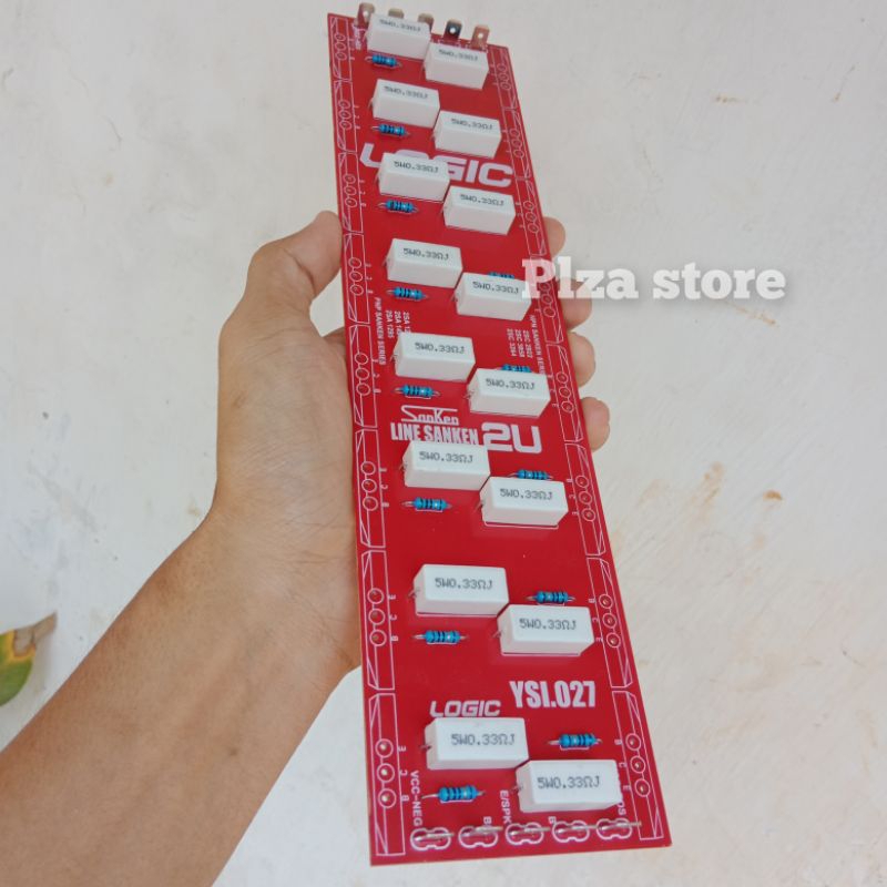 Jual Pcb tr final sanken 8 set lengkap komponen Panjang 30cm Pcb ...