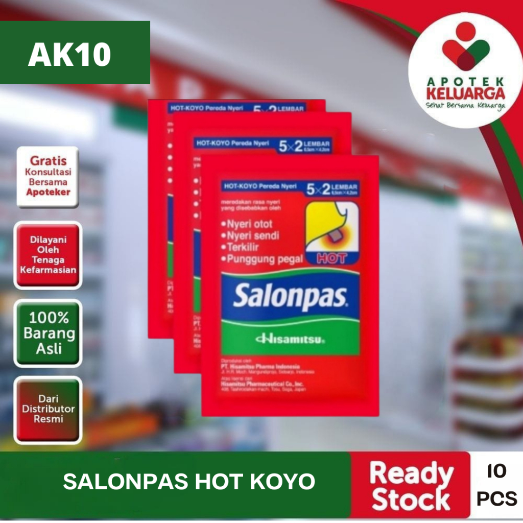 Jual SALONPAS KOYO MERAH HOT (1 Pcs) | Shopee Indonesia
