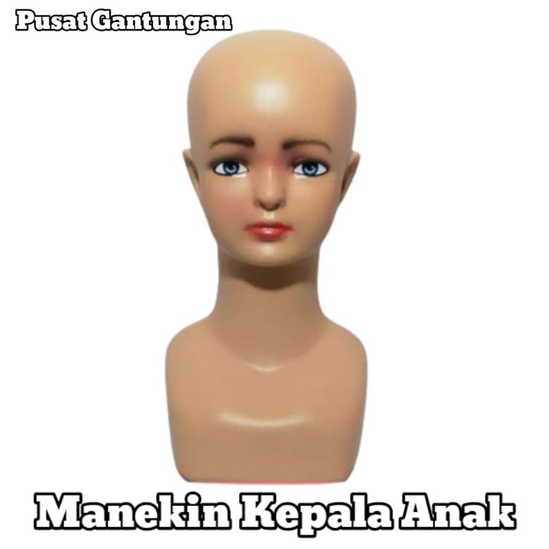 Jual Patung Manekin Kepala Anak | Display Topi | Display Jilbab | Make ...