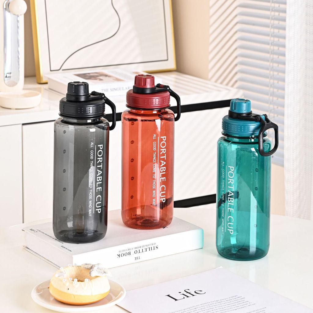 Jual BOTOL MINUM 1000ML/1 LITER PORTABLE CUP BZ223 BPA FREE | Shopee Indonesia