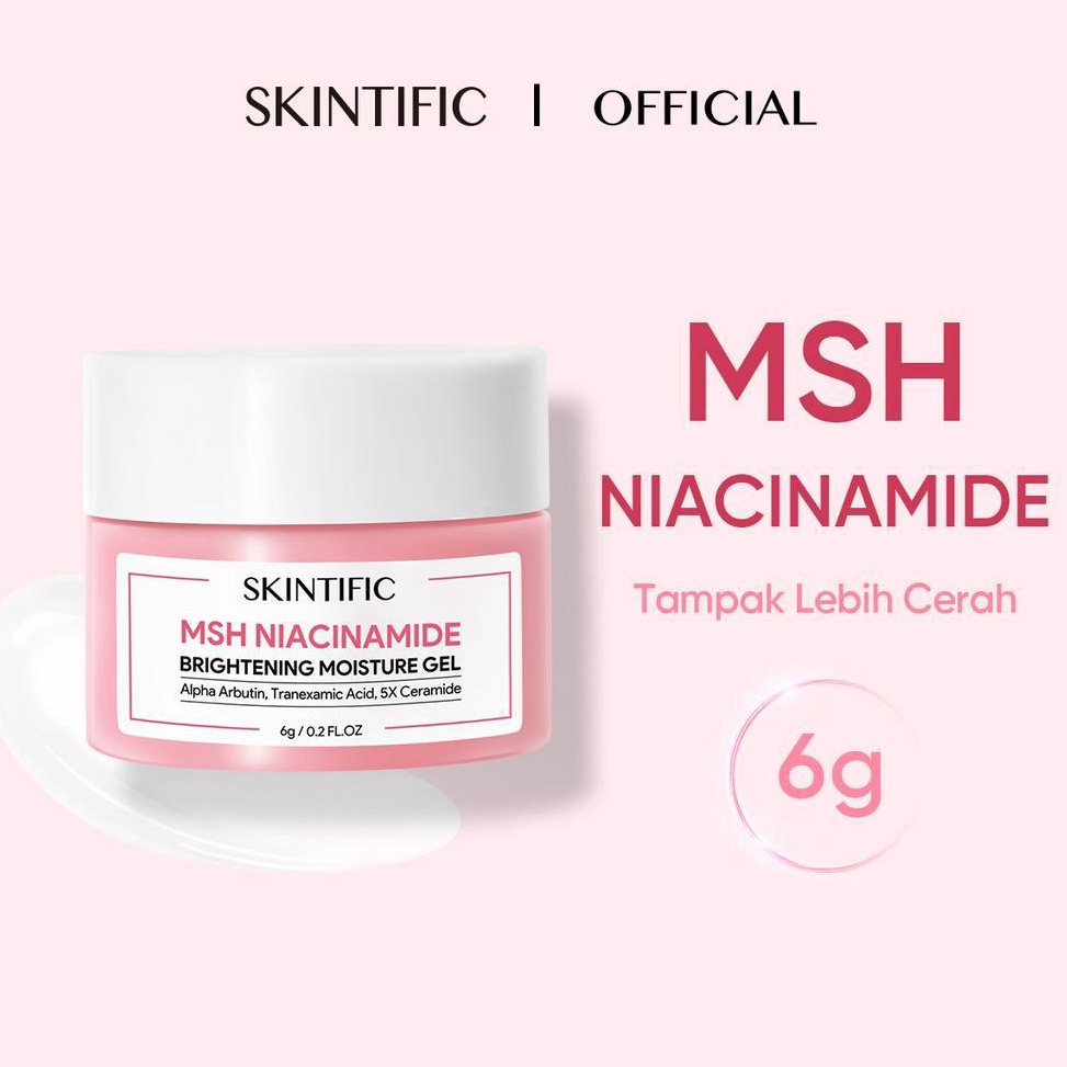 Jual [Tasya Farasya Approved] SKINTIFIC Glowing Moisturizer Day & Night Cream Moisture Gel with ...