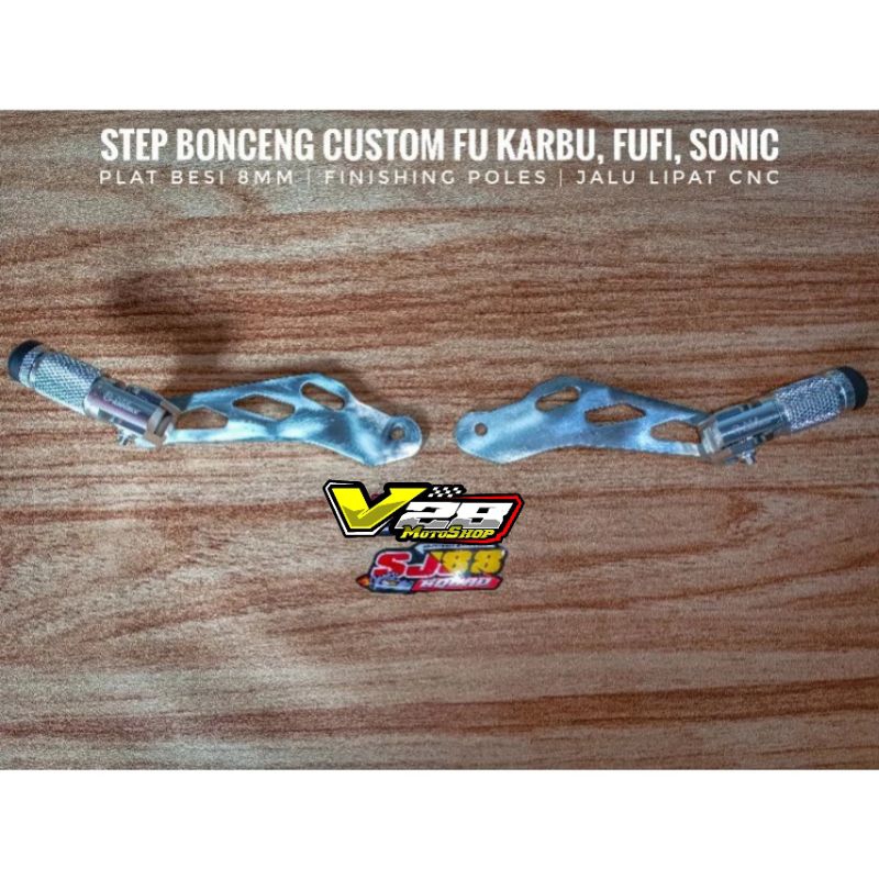 Jual Step Boncengers V1 / V2 Custom PNP Sonic 150R / Satria Fu 150 ...