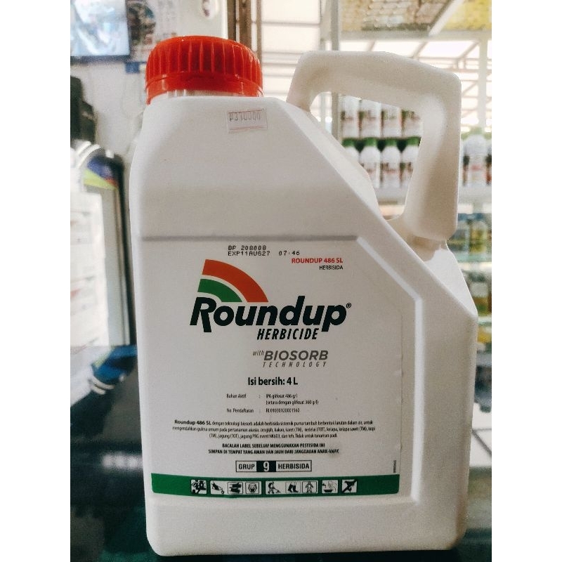 Jual ROUNDUP HERBISIDA ORIGINAL 4LITER | Shopee Indonesia