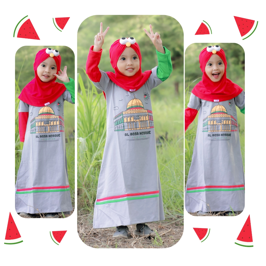 Jual Gamis Anak Palestina Gamis kaos anak tema Solidaritas Palestina ...