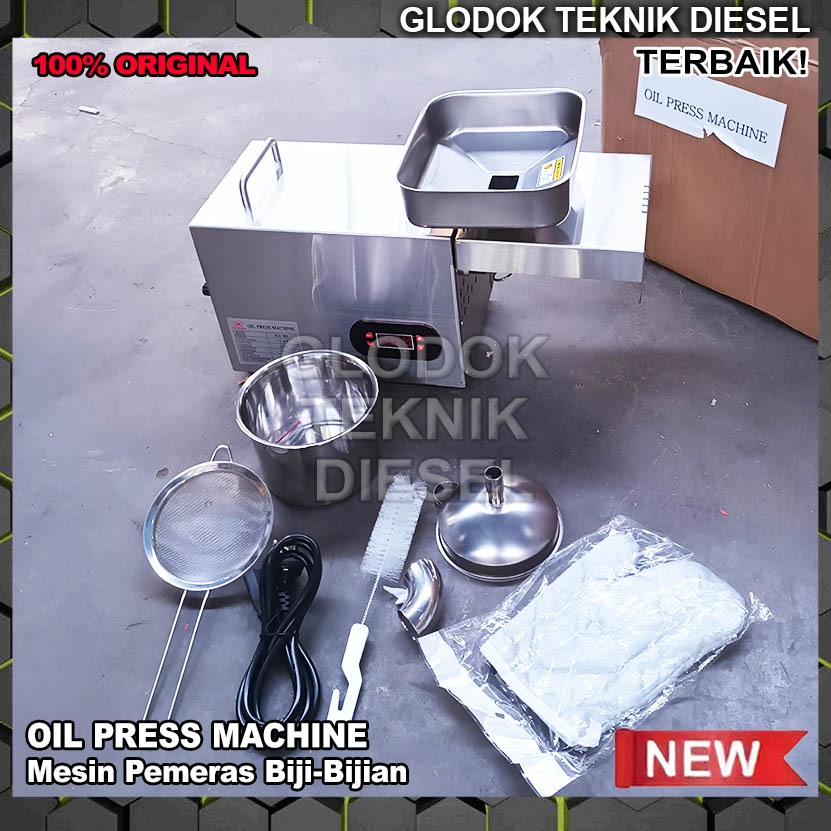 Jual Mesin Pemeras Peras Minyak Biji-Bijian Oil Press Machine Portable ...
