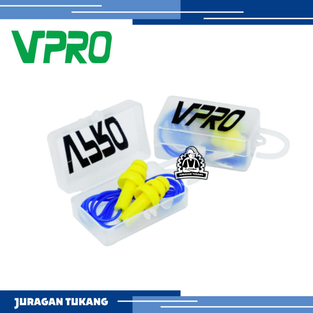 Jual Ear Plug Sumbat Telinga VPRO Earplug Pelindung telinga VPRO Fit ...