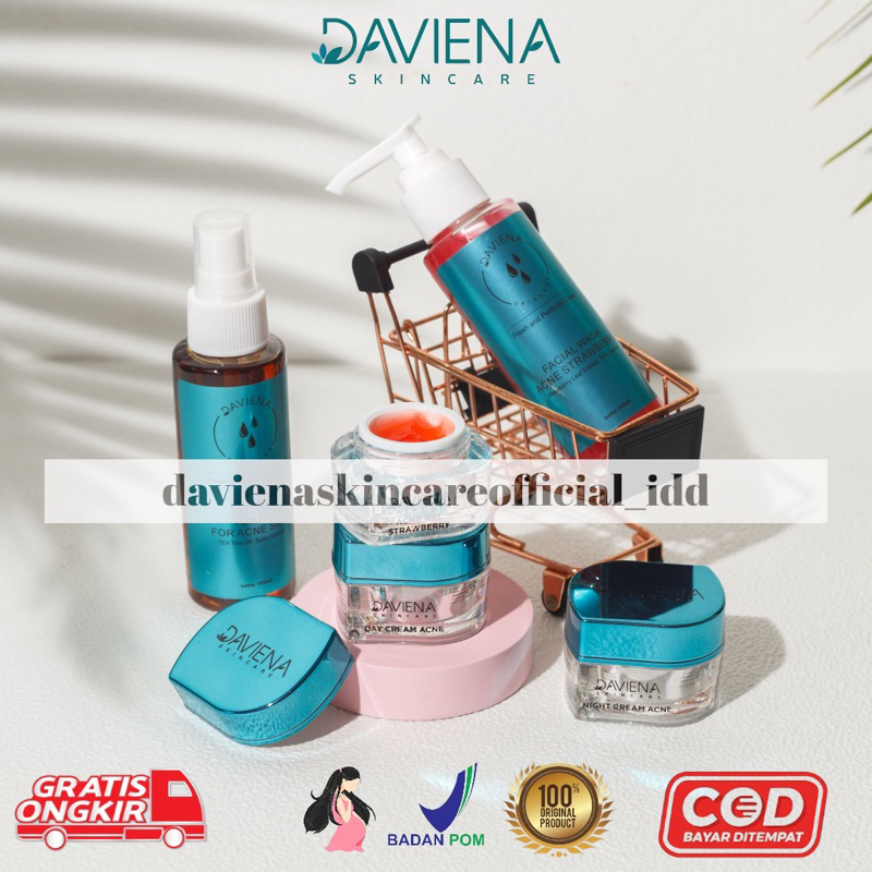 Jual Daviena Skincare - Paket Acne Series Daviena Skincare Official ...