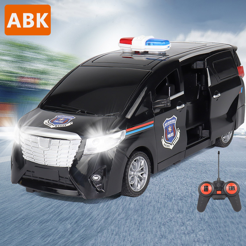 Jual Mainan Mobil Polisi Remote Control Model Toyota Alphard Dual Pintu ...
