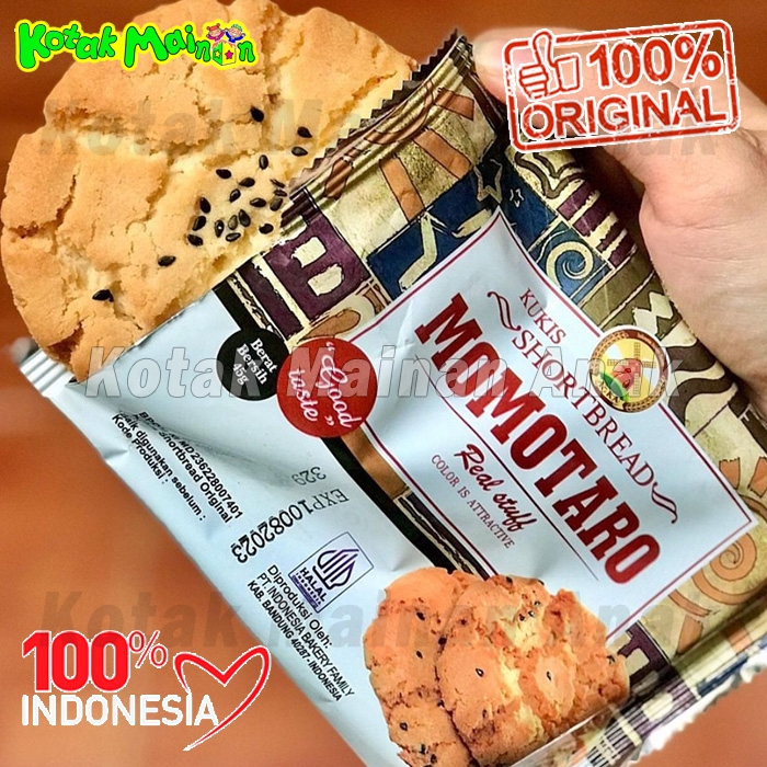 Jual Roti Cookies Momotaro Cokelat Original Aoka Kue Biskuit Shortbread ...