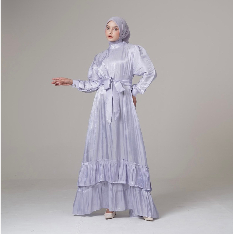Jual Candy Outfitku - Adeline Gamis Shimmer silk premium Free Belt No ...