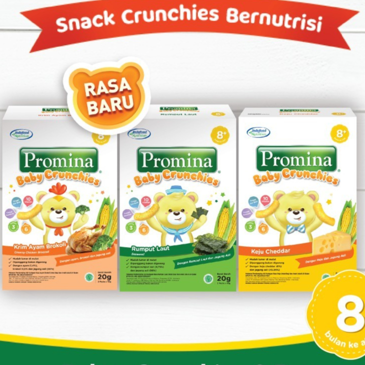 Jual PROMINA BABY CRUNCHIES 20g | PUFF BAYI 8 BULAN | CAMILAN BAYI ...