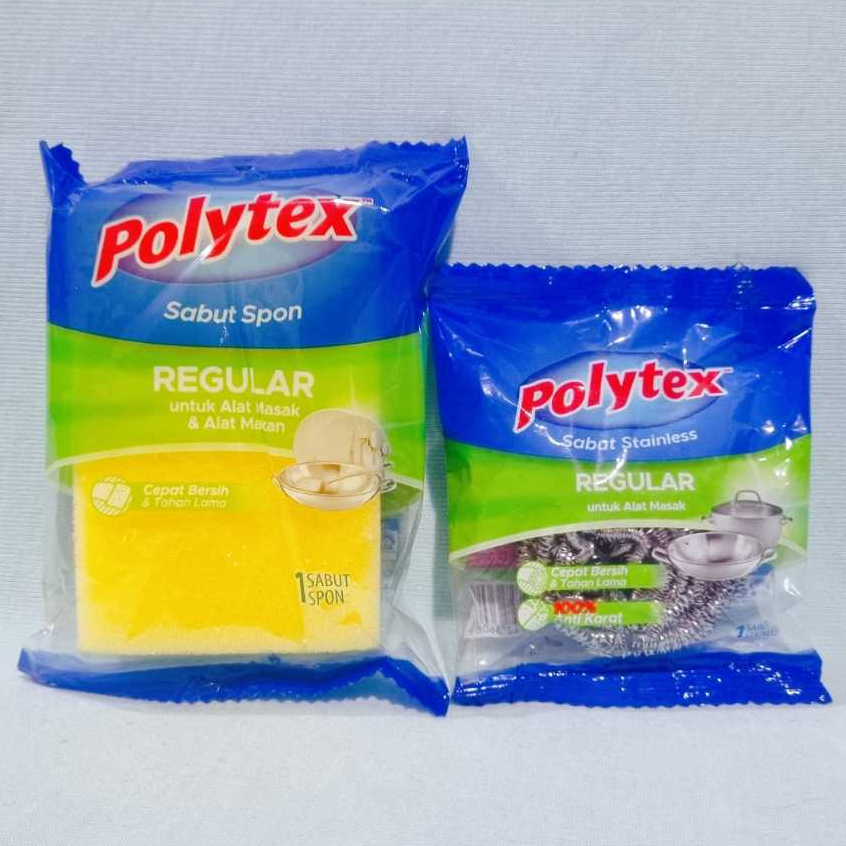 Jual Polytex Sabut Spon / Sabut Stainless (1 Pcs) | Shopee Indonesia