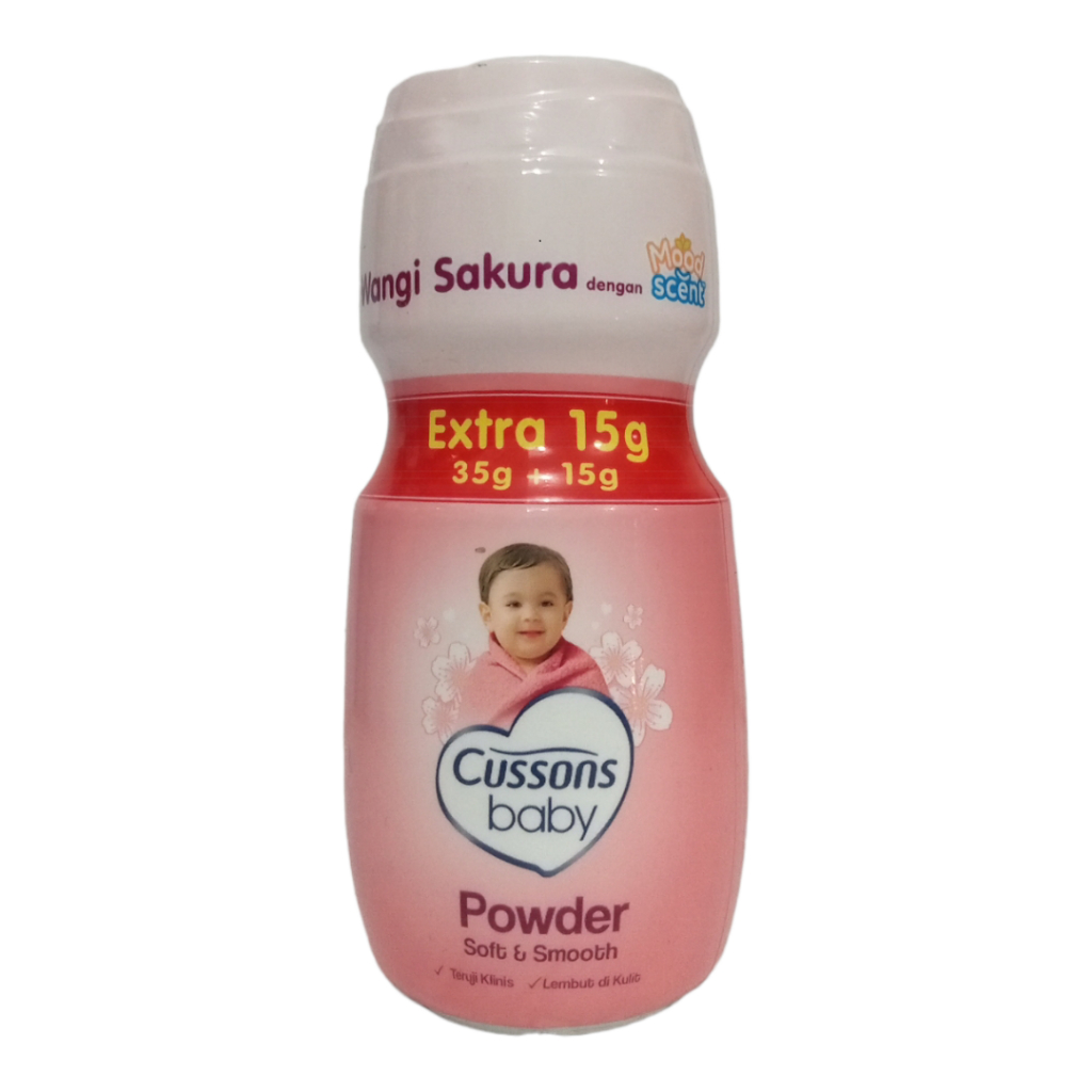 Jual CUSSONS BABY POWDER 35+15gr BEDAK BAYI MILD GENTLE SOFT SMOOTH ...