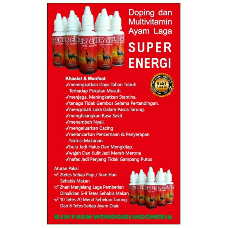 Jual *SUPER ENERGI* [DOPING+MULTIVITAMIN] | Shopee Indonesia