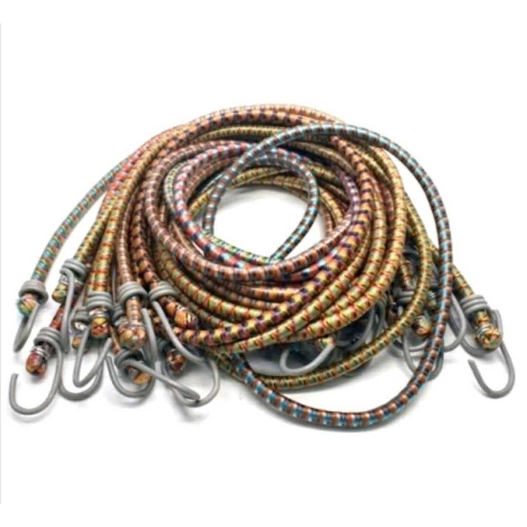 Jual Tali Bagasi Tali Karet ukuran 60 dan 100cm Tali Barang Serbaguna ...