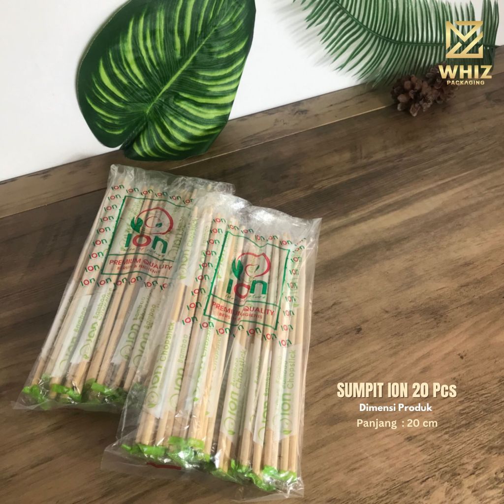 Jual Sumpit Bambu Ion Sumpit Bambu Steril Murah Mulus isi 20 pasang ...