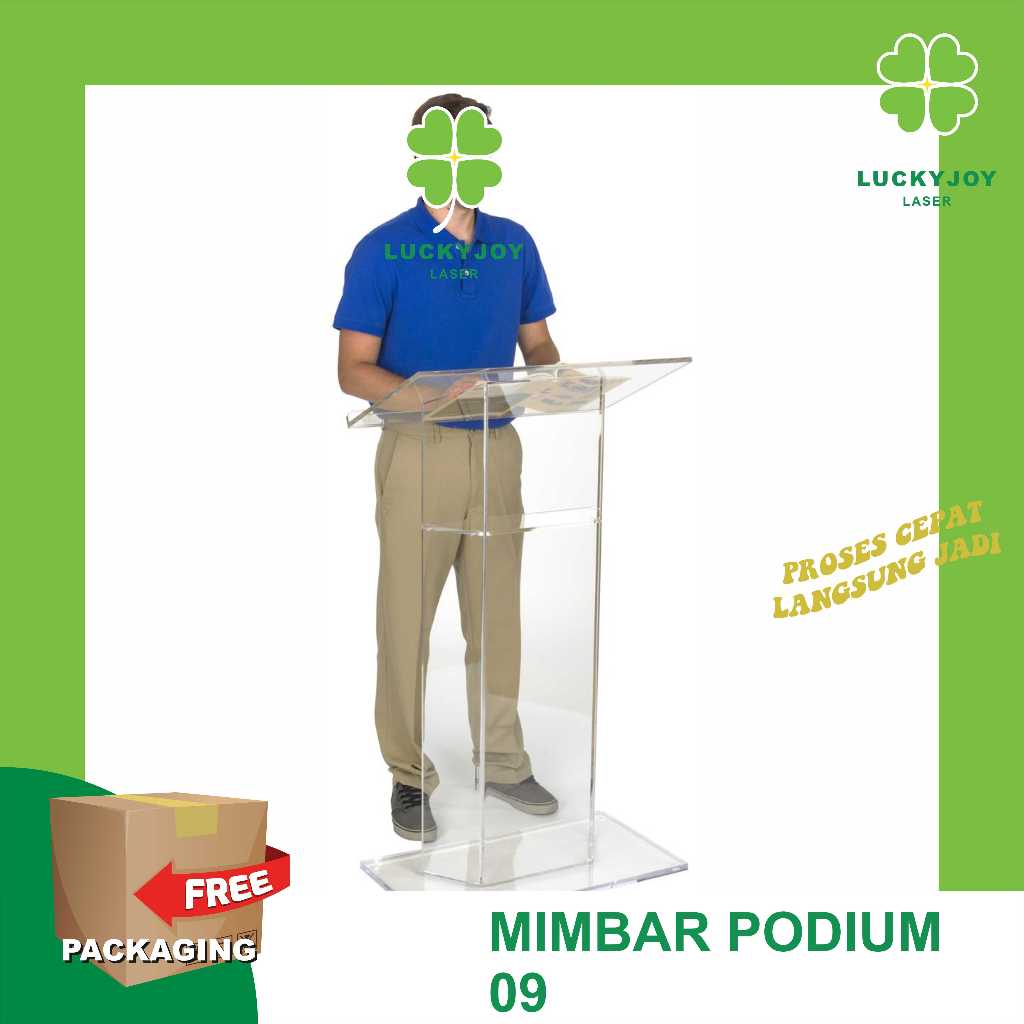 Jual MIMBAR PODIUM ACRYLIC JUMBO PREMIUM CUSTOM | MIMBAR MASJID | NATAL ...