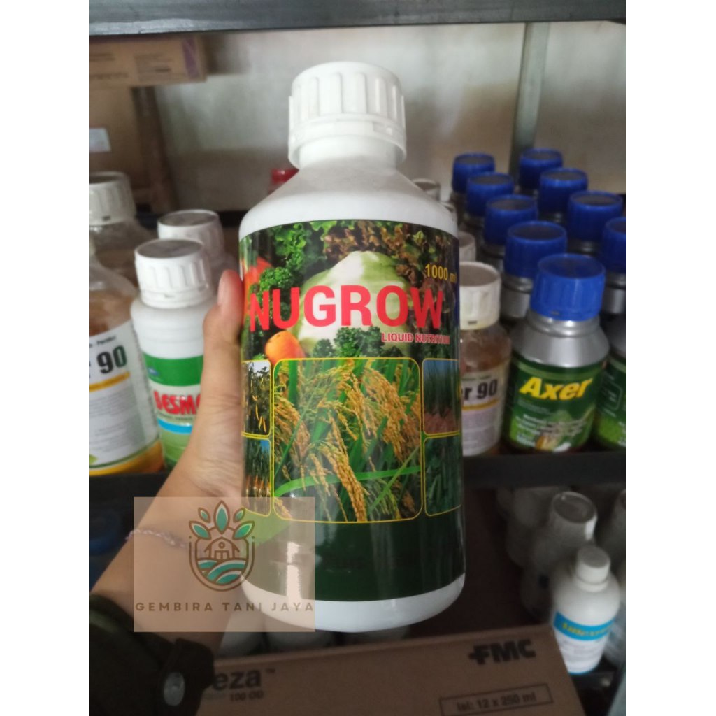 Jual PUPUK DAUN NUGROW LIQUID NUTRISION kemasan 1Liter | Shopee Indonesia