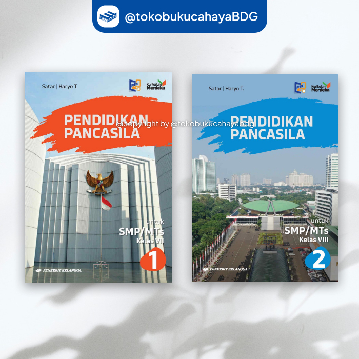 Jual BUKU PENDIDIKAN PANCASILA KURIKULUM MERDEKA KELAS 7 8 SMP/MTS ERLANGGA | Shopee Indonesia