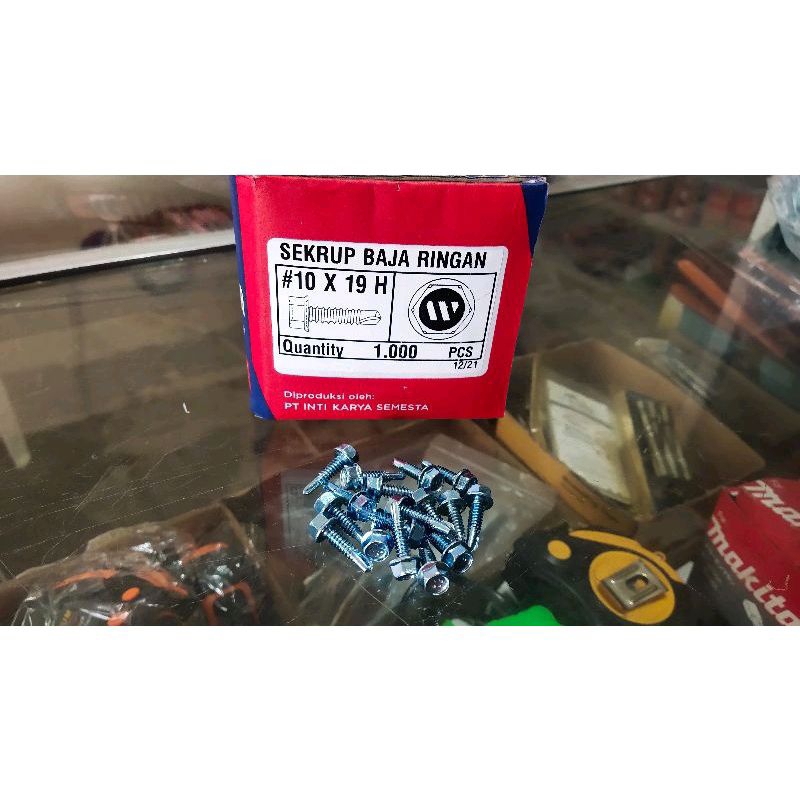 Jual Baut/Paku/Sekrup Bajaringan 10x19 eceran | Shopee Indonesia