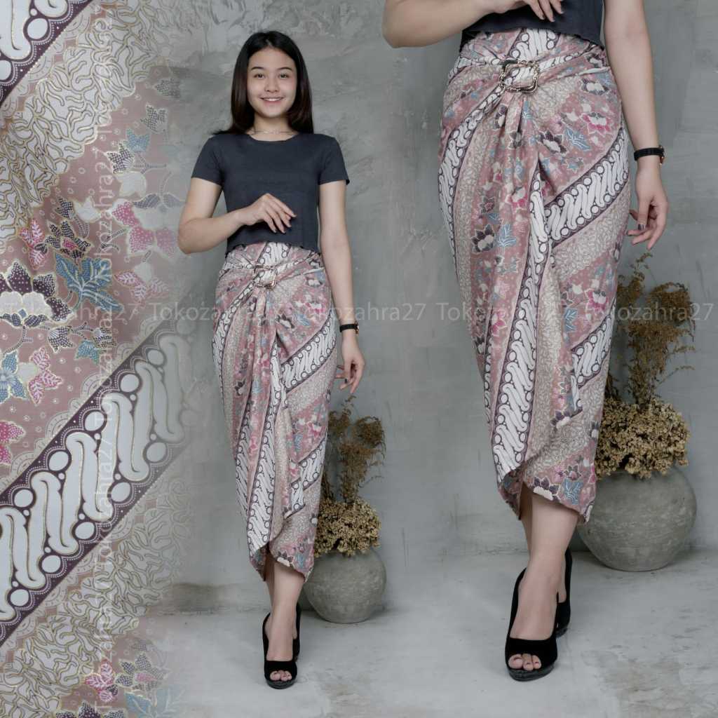 Jual Rok Lilit Bawahan Kebaya Motif Batik Modern | Shopee Indonesia