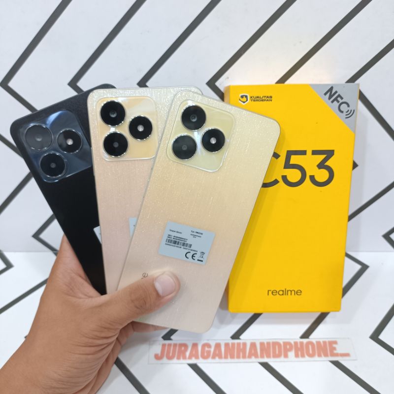 Jual Realme C53 NFC Ram 8/256GB 6/128GB Hp Second Seken Bekas Bergaransi Fullset | Shopee Indonesia