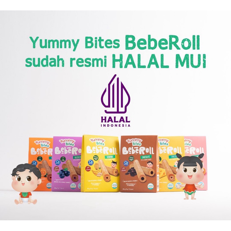 Jual Yummy Bites Beberoll Gr 9 Month / Yummy Bites Bebe Roll ...