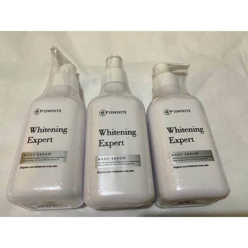 Jual ISWHITE - Body Serum Whitening Expert 200 ml | Shopee Indonesia