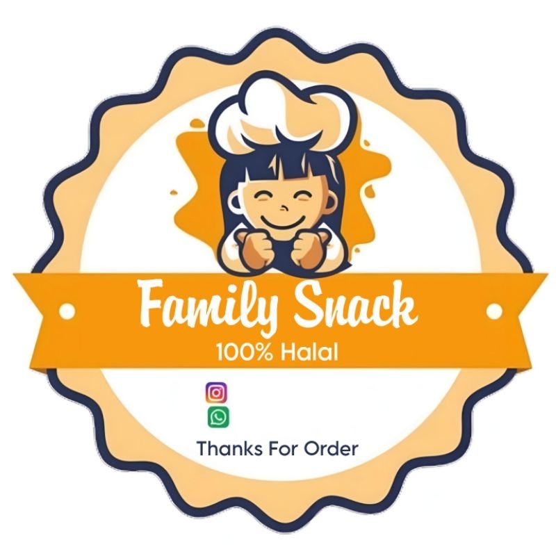 Jual STIKER PRODUK SNACK BOX / MAKANAN / HALAL (MINIMAL ORDER 100 BUAH ...