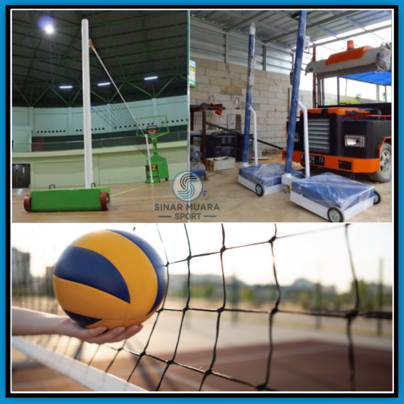 Jual Net Voly Portabel Dan Jaring/Tiang Net Volly Voli Voly Portabel ...