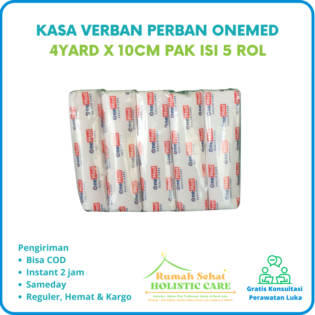 Jual Kasa Verban Perban OneMed 4yard x 10 cm atau 15 cm / Kasa gulung ...