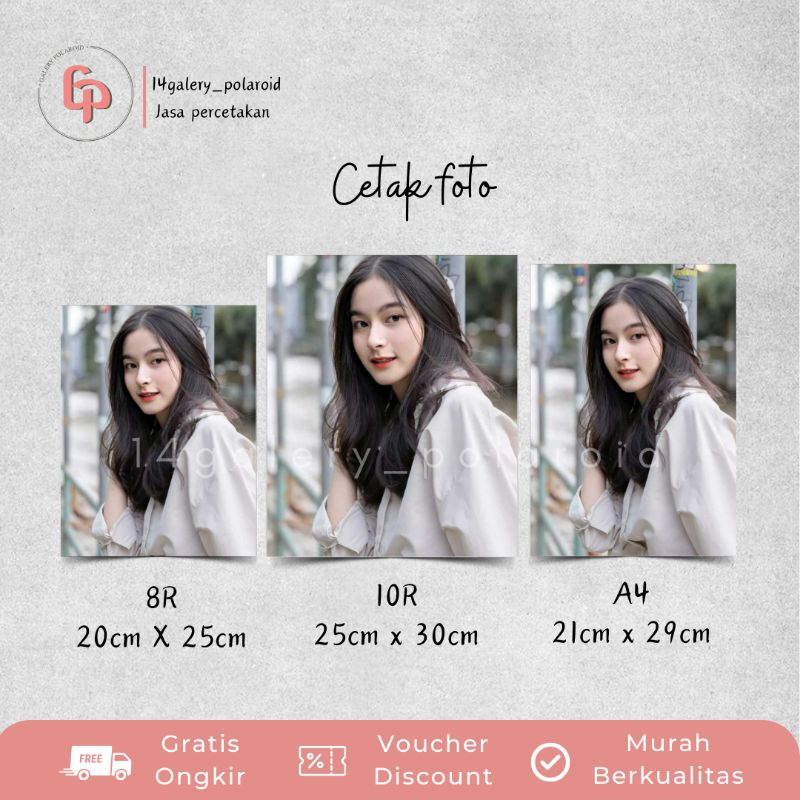 Jual Cetak Foto 8R, 10R, A4 Full Perpaket | Shopee Indonesia