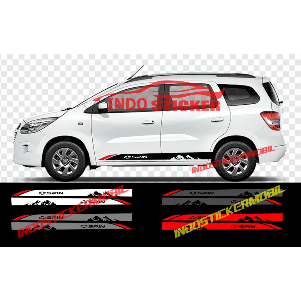 Jual Sticker stiker mobil spin sticker mobil chevrolet spin body ...