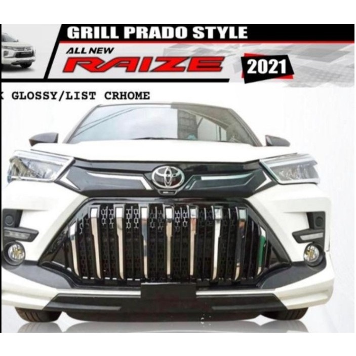 Jual Front Grille Grill depan bumper Side depan Raize Front Grill Mobil ...