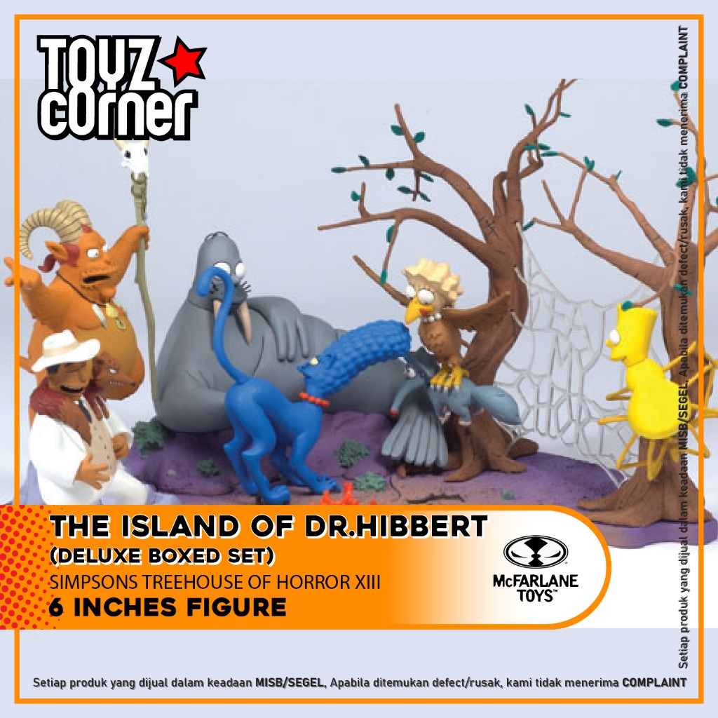 Jual Toyz Corner - Mcfarlane Toys The Simpsons The Island Of Dr.Hibbert ...